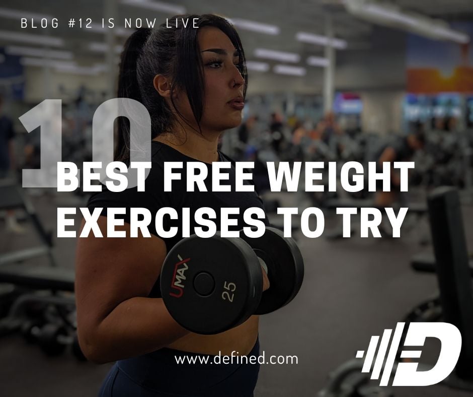10 Dumbbell Exercises for Beginners - Defined Fitness